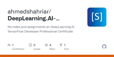 Github Ahmedshahriardeeplearningai Tensorflow Developer