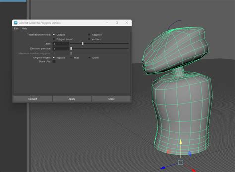 Solved 20233 Convert Subdiv To Polygons Uniform Level 0 Gives Wrong Output Autodesk