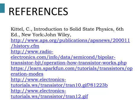 Bipolar Junction Transistor Pptx