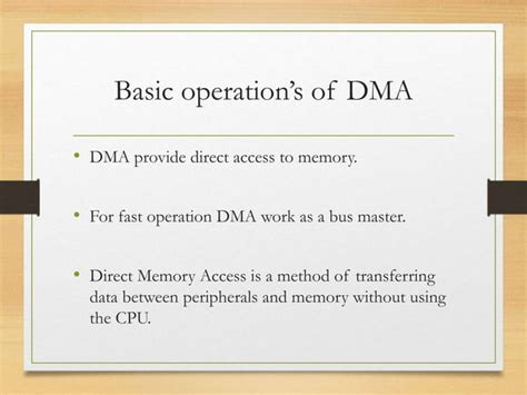 Direct Memory Access Pptx