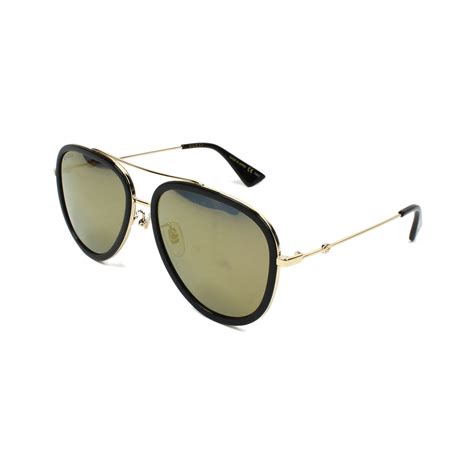 Mens Web Pilot Aviator Sunglasses Gold Flash Gucci Touch Of Modern