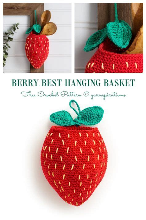 Crochet Pattern Hanging Wall Baskets Vegetable Baskets Tutorial Artofit