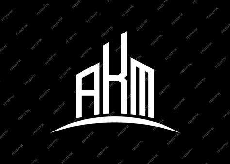 Premium Vector Letter Akm Building Vector Monogram Logo Design