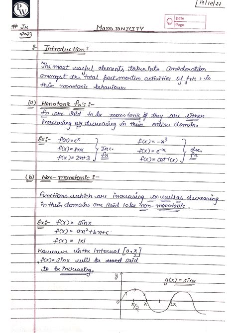 Aod Notes Summaries Mathematics Docsity