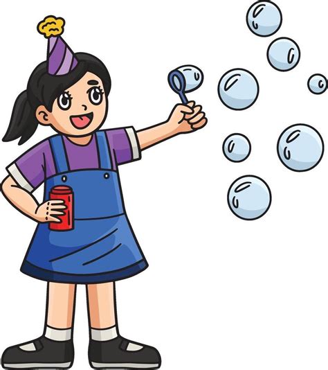 Circus Girl Blowing Bubbles Cartoon Clipart In 2024 Cartoon Clip Art
