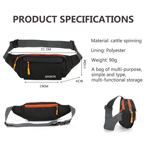 Badu Bg Водоустойчива чанта за кръста Дамска спортна чанта за кръста за мъже Поставка за мобилен