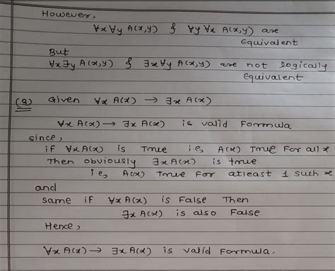 Solved Identify Bound And Free Variables In The First Order Logic