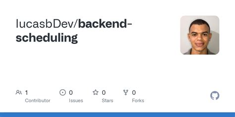 Github Lucasbdevbackend Scheduling