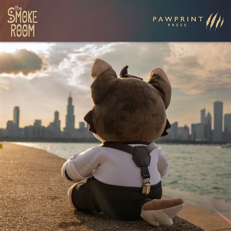 The Smoke Room William Plush Pawprint Press Official Store