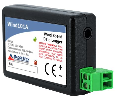 خرید Madgetech Wind101a Wind Speed Data Logger System