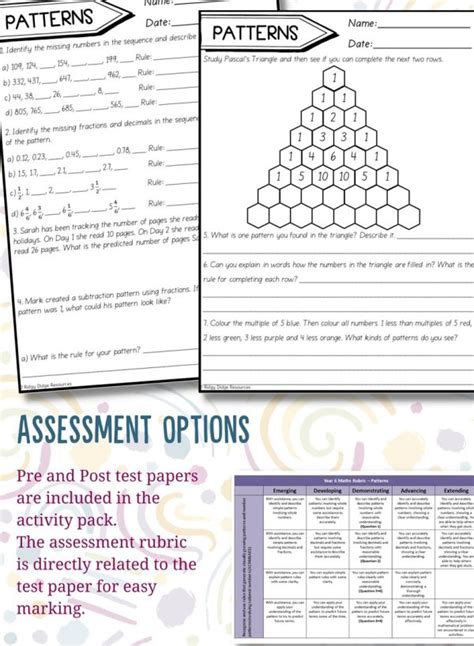 Year 6 Patterns Unit Ridgy Didge Resources Australia