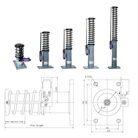 Elevator Polyurethane Buffer Lift Elevator Oil Buffer Supplier Lift Spare Parts