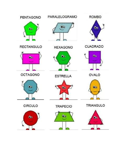 Figuras Geométricas Con Sus Nombres Pdf
