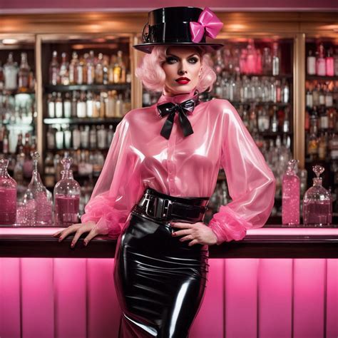 Woman Wearing Long Black Latex Hobble Skirt By Laserbill On Deviantart
