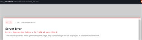 Unexpected Token Error In Storefront · Saleor Saleor · Discussion