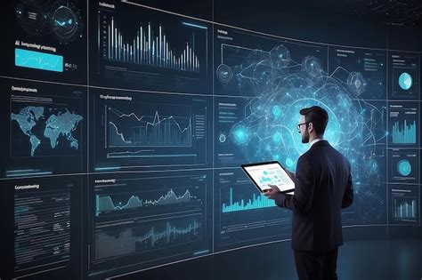 Premium Photo Big Data Analytics With Ai Technology Data Analyst