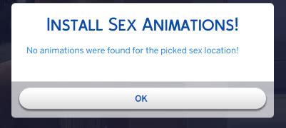 Wp No Animations Were Found For The Picked Sex Location The Sims Technical Support Loverslab
