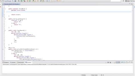Speed Coding 1 Tic Tac Toe Java Youtube