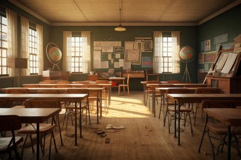 Premium Ai Image Class Room