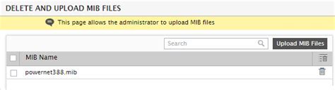uploading snmp mib files