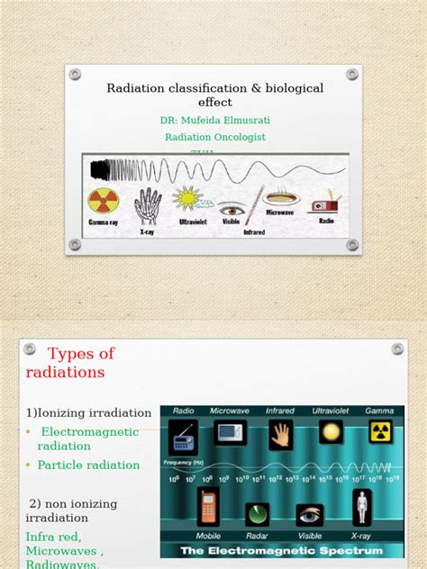 2radiation Classification Pdf Electromagnetic Radiation Ionizing