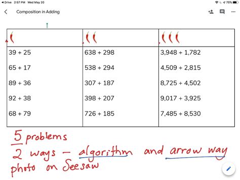 Add Using The Algorithm Math Showme