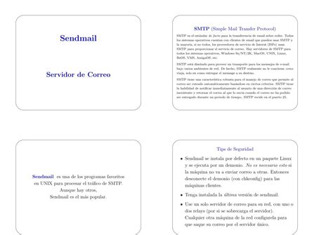 pdf de programación sendmail servidor de correo