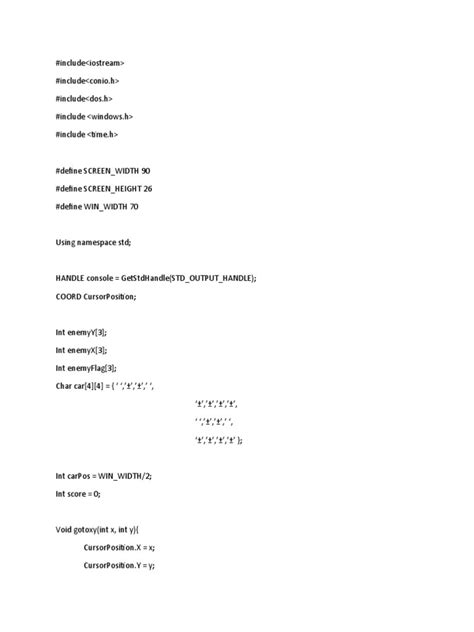 C Code Pdf Computer Programming Object Computer Science