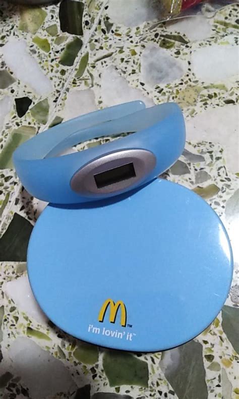 Vintage 2000s Mcdonalds Digital Watch Blue Hobbies And Toys