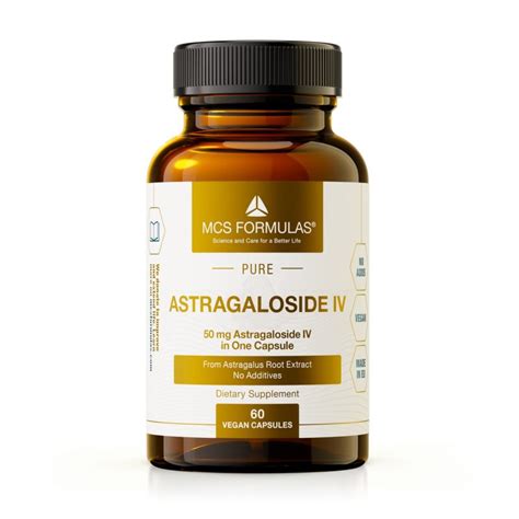 Astragaloside Iv 50mgcapsule Mcs Formulas
