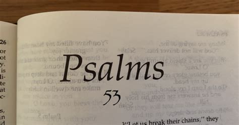 Psalm 53 Understand What God Is Saying And Really Seek Him