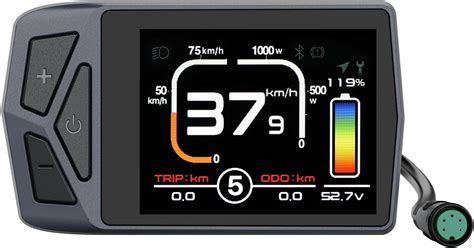 ekd01 ebike display 2 4 ebike screen for bbs02b 01b hd mid motor with 0 9 pas levels uart