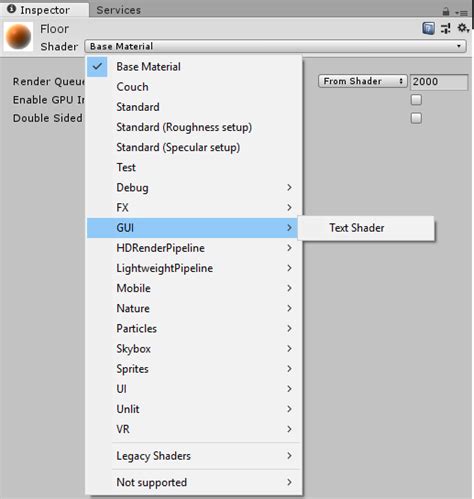 New Shaders From Shader Graph Dont Have A Graphs Sub Menu In The