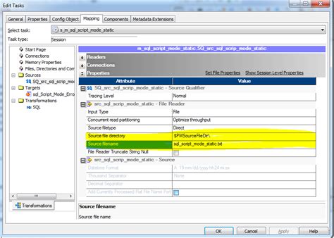 Source File The Source File Contain The Information Of The Sql Script