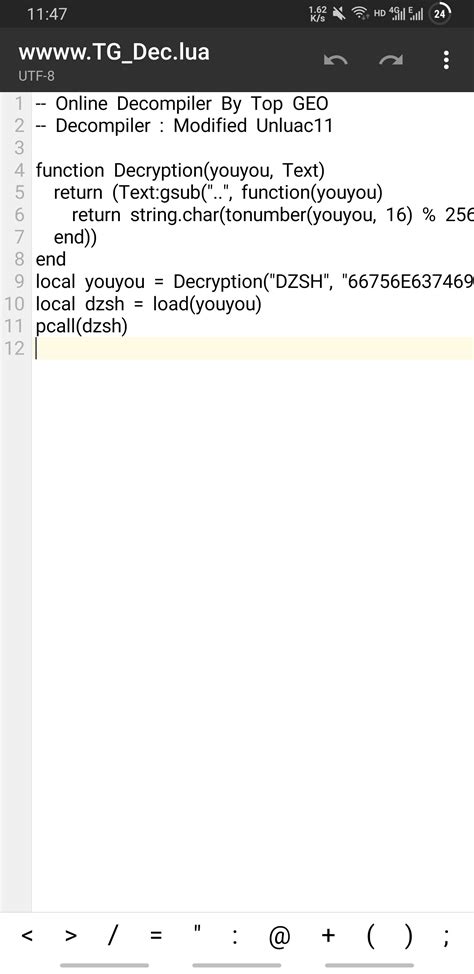 Decompiler For Script Remove Binary Chunk Tools Gameguardian