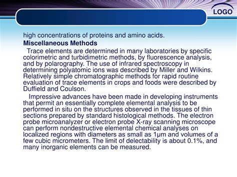 PPT Trace Elements Analysis PowerPoint Presentation Free Download ID 461991