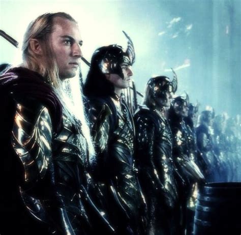 Haldir And Some Of The Galadhrim Elves At The Battle At Helms Deep