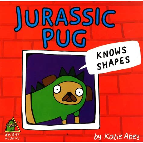 หนังสือต่างประเทศ Bbw หนังสือ Jurassic Pug Knows Shapes Isbn