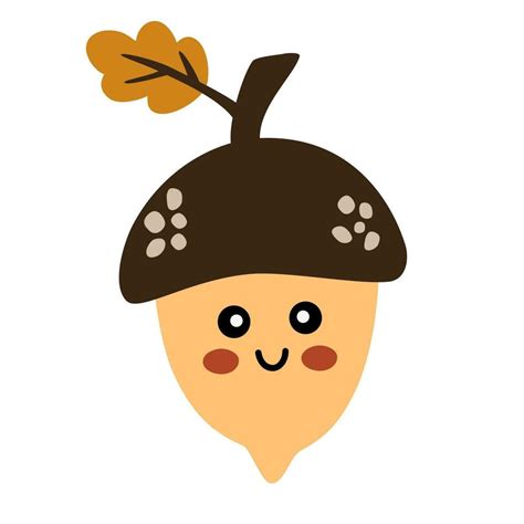 Acorn Clipart Cute