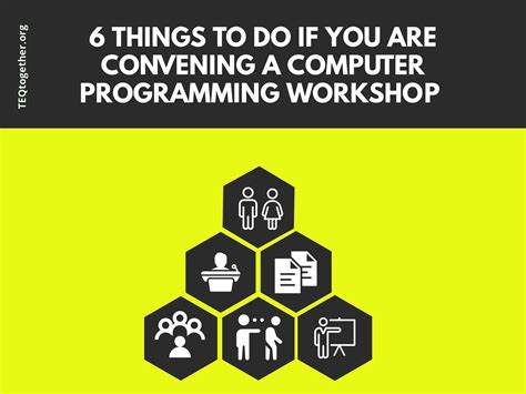 Convening A Computer Programming Workshop Teqtogether