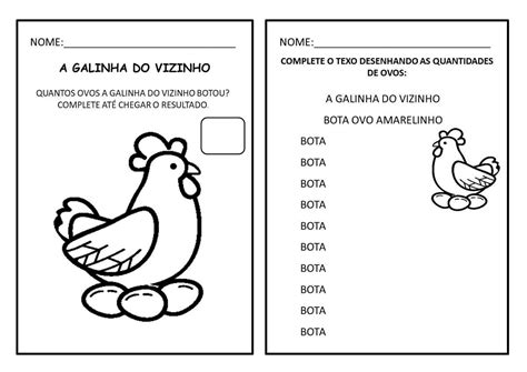 Atividade Pronta Parlenda A Galinha Do Vizinho Artofit