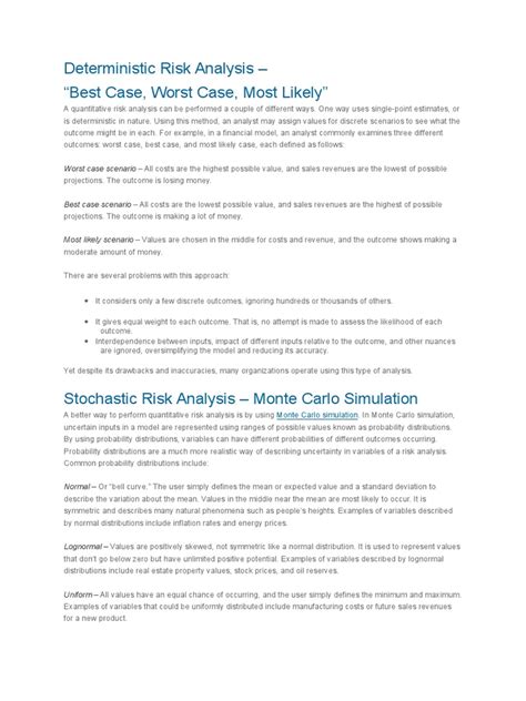 Pdf Deterministic Risk Analysis Dokumen Tips