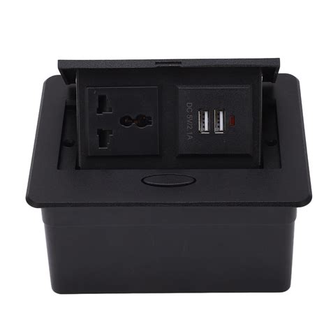 Buy Table Pop Up Power Strip Recessed Power Grommet Socket Desktop Outlet With 2 Usb Ports