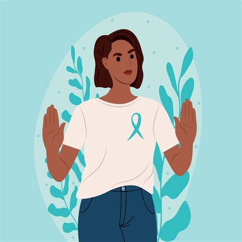 Woman Against Sexual Violencesexual Assault Awareness Month Banner