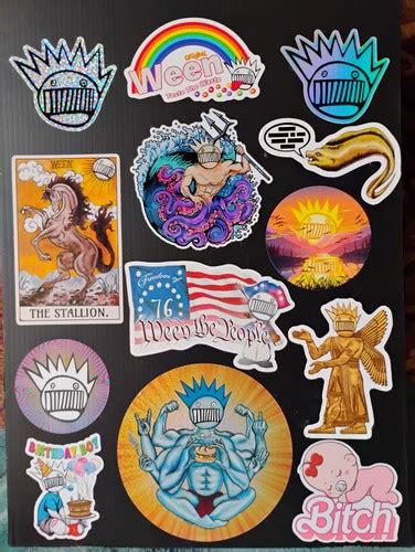 Boognish Vinyl Sticker Pack 13 Ween Stickers Ebay