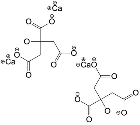Citrate Structure Titanium Citrate