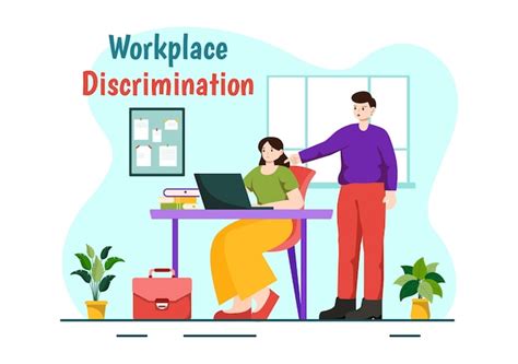 Premium Vector Workplace Discrimination Vector Design Illustration Of