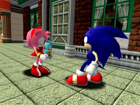 Amy Finds Sonic Station Square ‘sonic Adventure Sonic The Hedgeblog