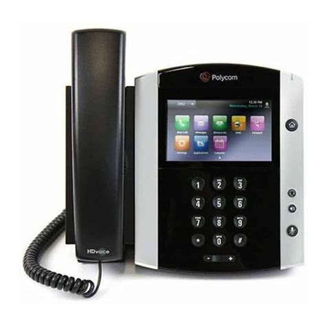 Polycom Vvx 601 User Manual Pdf Download Manualslib