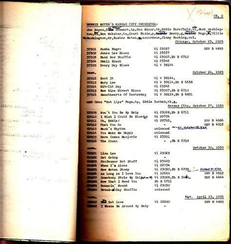 Discography Of Count Basie June 1959 With Biographical Notes By Knud H Ditlevsen By Jorgen